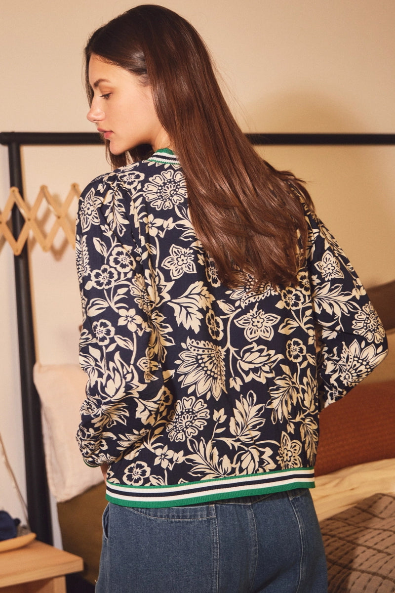 Matilda Plus Size Floral Print Knit Top – The Fluffy Flamingo