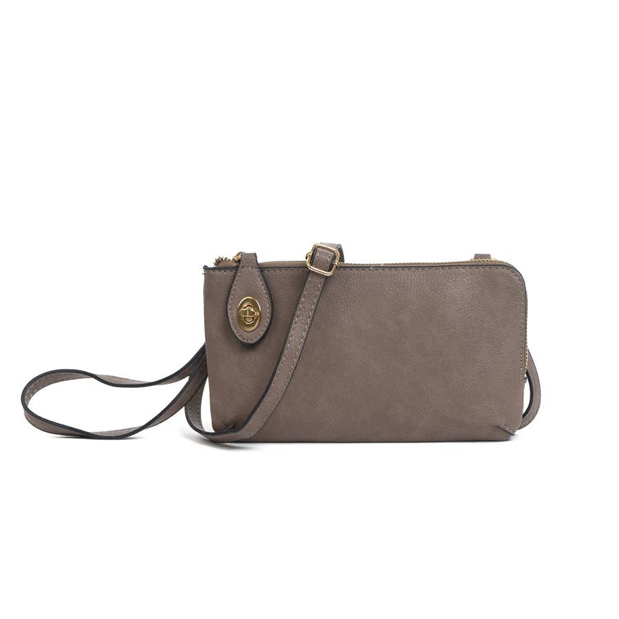 Kendall Twist Lock Crossbody/Wristlet (7 Colors) – The Fluffy Flamingo